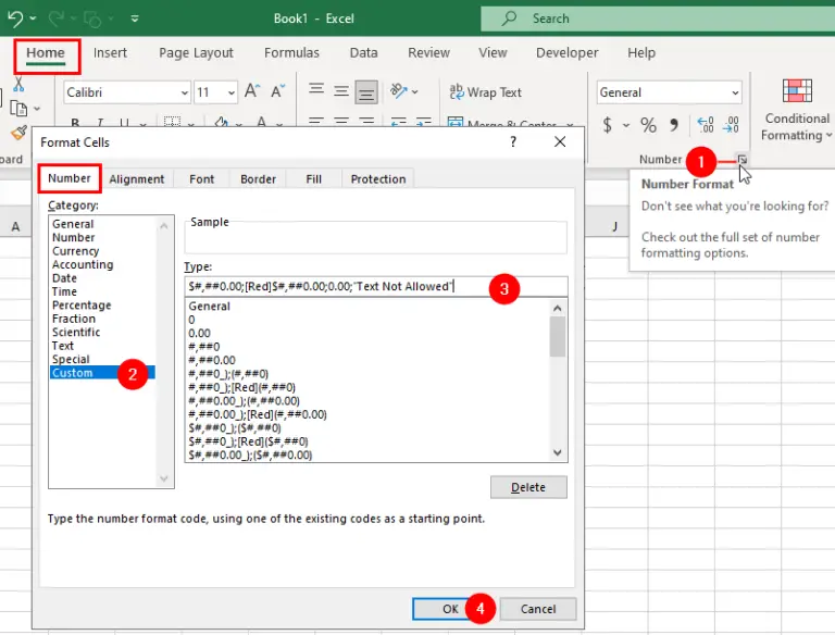 Create Custom Number Formats In Excel Brainbell