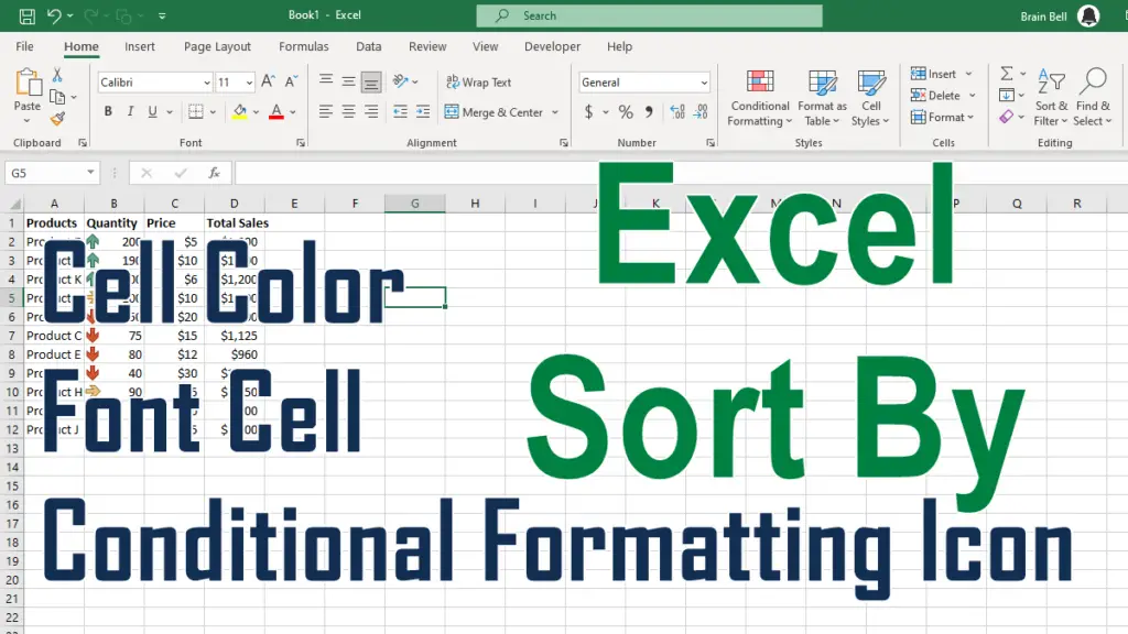 Sort Data with Conditional Formatting Criteria in Excel – BrainBell Sort Data with Conditional Formatting Criteria in Excel – BrainBell
